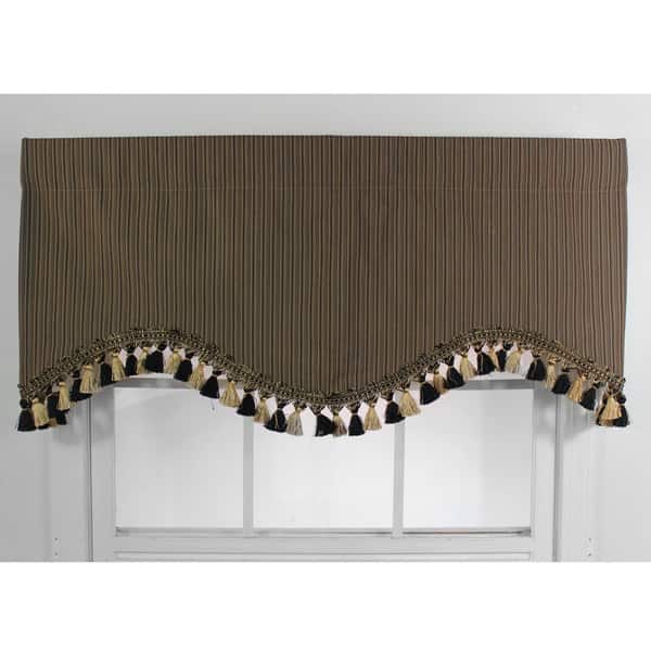 Folio Black Cornice Valance - Bed Bath & Beyond - 8157719