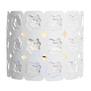 Access Lacey 1-light Laser Cut Metal Wall Sconce - Bed Bath & Beyond ...