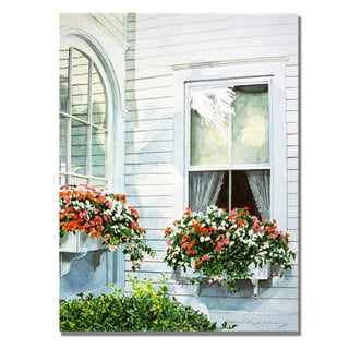 David Lloyd Glover 'Window Boxes' Canvas Art - Bed Bath & Beyond - 8172909