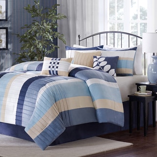 Madison Park Sheldon 7-piece Comforter Set - Bed Bath & Beyond - 8174044