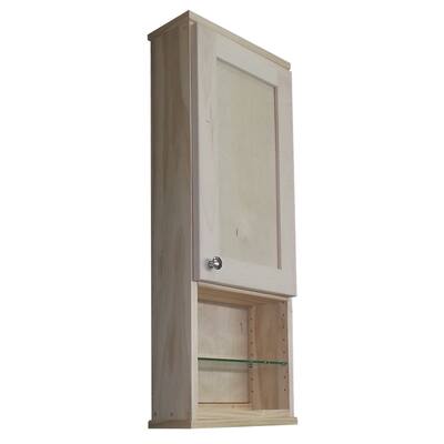 Shaker Series 30-inch Unfinished 12-inch Open Shelf On The Wall Cabinet ...