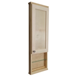 Shaker Series 42-inch Unfinished 12-inch Open Shelf On The Wall Cabinet ...