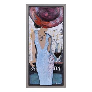 Ren Wil Ksenia Sizaya 'Fashionista I' Hand-painted Canvas Art - Bed ...