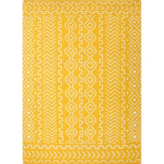 Handmade Tribal Yellow/Gold Area Rug - 5' x 8'/Surplus - Bed Bath ...