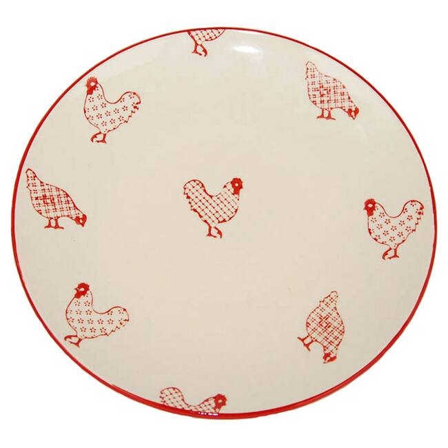 Small Barnyard Style Dinner Plates (Set of 6) - Overstock - 8187626