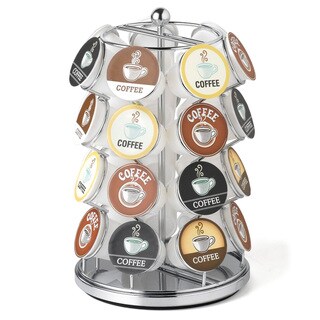Nifty 28 K-Cup Chrome Carousel for Keurig Coffee Cups - Bed Bath ...