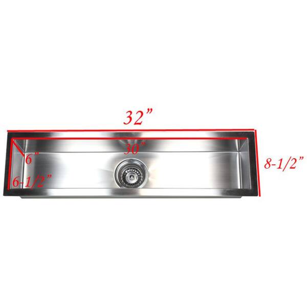 Stainless Steel Undermount Kitchen Prep Bar Sink - Bed Bath & Beyond ...
