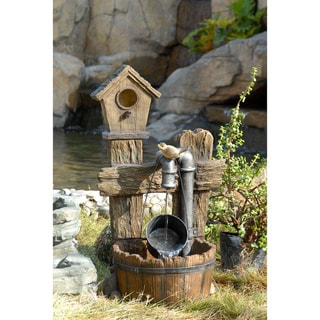 Bird House Outdoor Water Fountain - Bed Bath & Beyond - 8225643