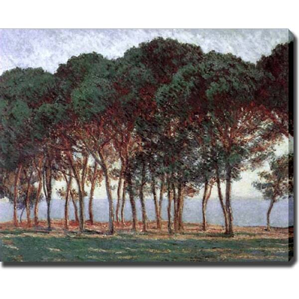 Claude Monet 'Trees' Canvas Art - Multi - Bed Bath & Beyond - 8229316