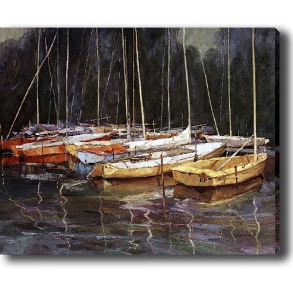 Shop Boat Canvas Print Art Free Shipping Today Overstock 8229386