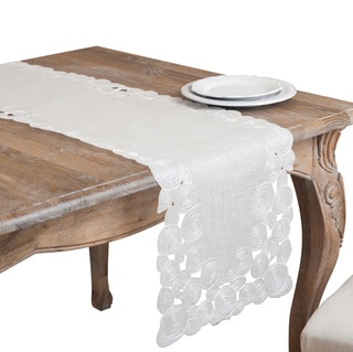 Embroidered and Cutwork Table Linens (Table Topper or Runner) - Bed ...