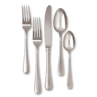 Gorham Ribbon Edge Frost 5-piece Flatware Place Setting - Bed Bath & Beyond - 8240056