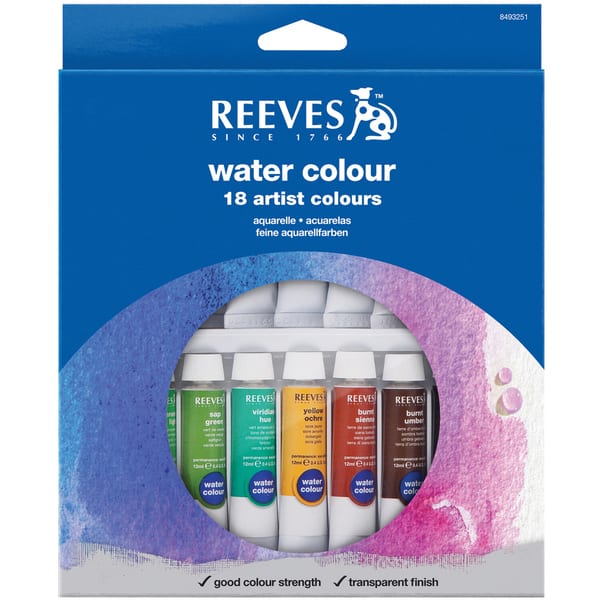 Reeves Watercolor Paint 10ml 18/Pkg-Assorted Colors - Bed Bath & Beyond ...