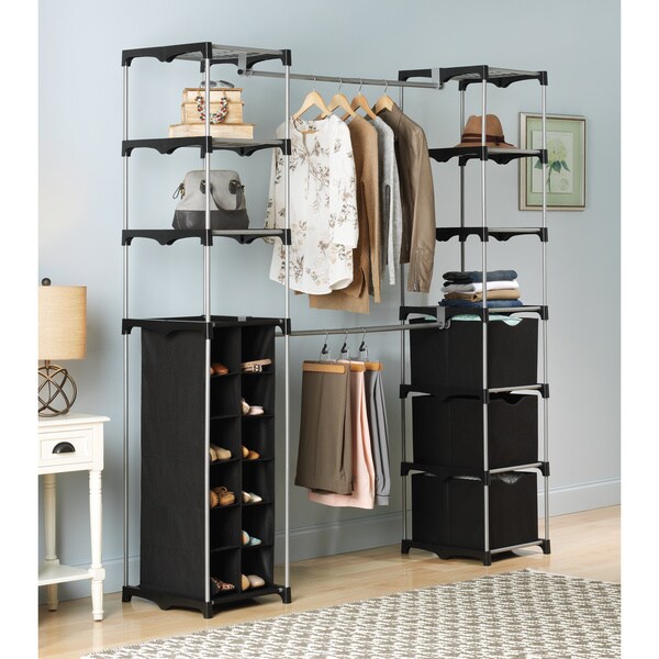 Whitmor compact clothes closet store