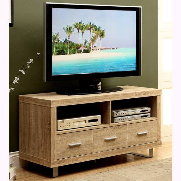 Natural Reclaimed Look 48-inch TV Console with Drawers - Bed Bath ...