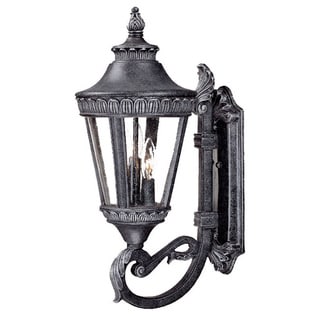 Seville Collection Wall-mount 3-light Outdoor Stone Light Fixture with ...