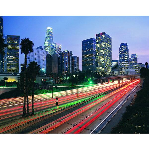 'Hollywood Freeway, Los Angeles, California' Photography Canvas Print ...