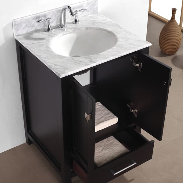 Virtu USA Caroline Avenue 24-inch Single-sink Bathroom Vanity Set - Bed ...