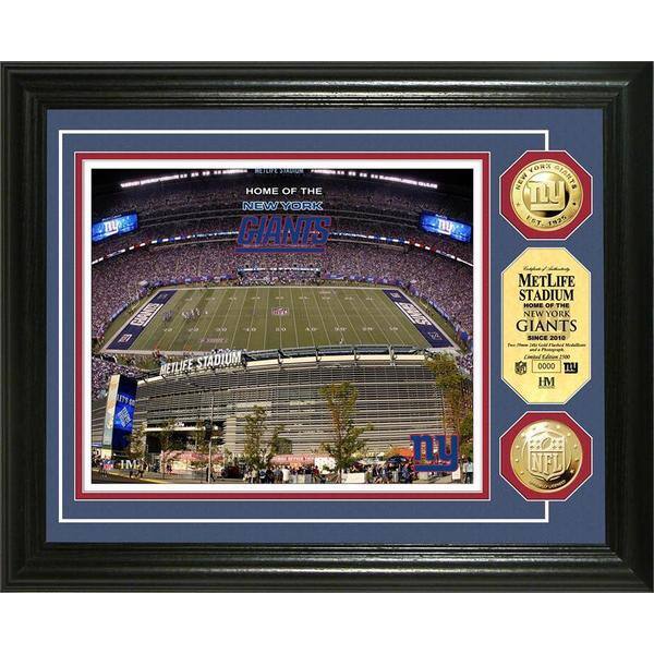 New York Giants MetLife Stadium Gold Coin Photo Mint - Bed Bath ...