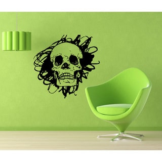 'Skull Monster Angry' Vinyl Decal Wall Art Mural - Bed Bath & Beyond ...