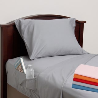Cotton Percale Side Pocket Sheet Set - Bed Bath & Beyond - 8343662