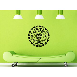 'Mayan Calendar' Vinyl Wall Art - Bed Bath & Beyond - 8352390