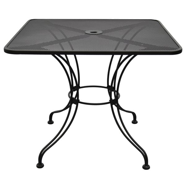 Charcoal Square Mesh Dining Table - Bed Bath & Beyond - 8353844