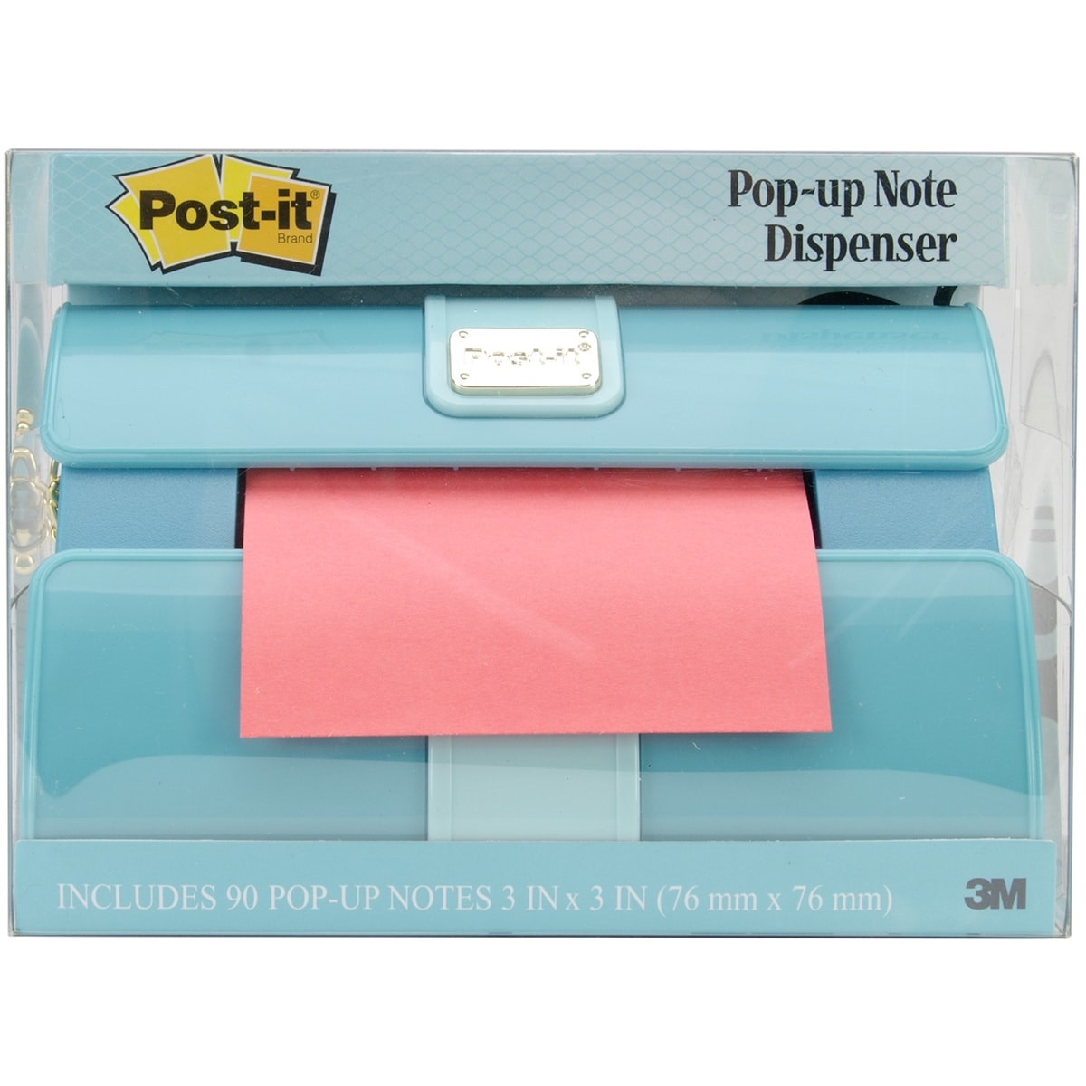 blue post it note dispenser