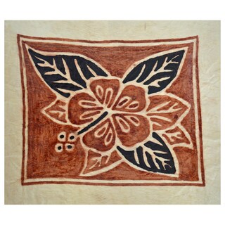 Hand-printed 'Aute Samoa' Siapo (Samoa) - Bed Bath & Beyond - 8365976