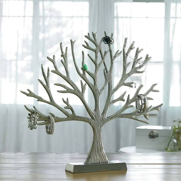 Huge 24-inch 'Tree of Life' Aluminum Decorative Sculpture - Bed Bath ...