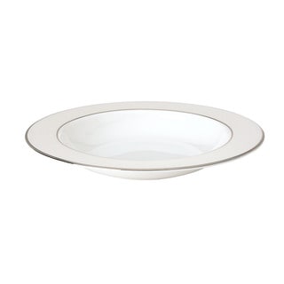 Lenox Opal Innocence Stripe Pasta/Rimmed Soup Bowl White - Bed Bath ...