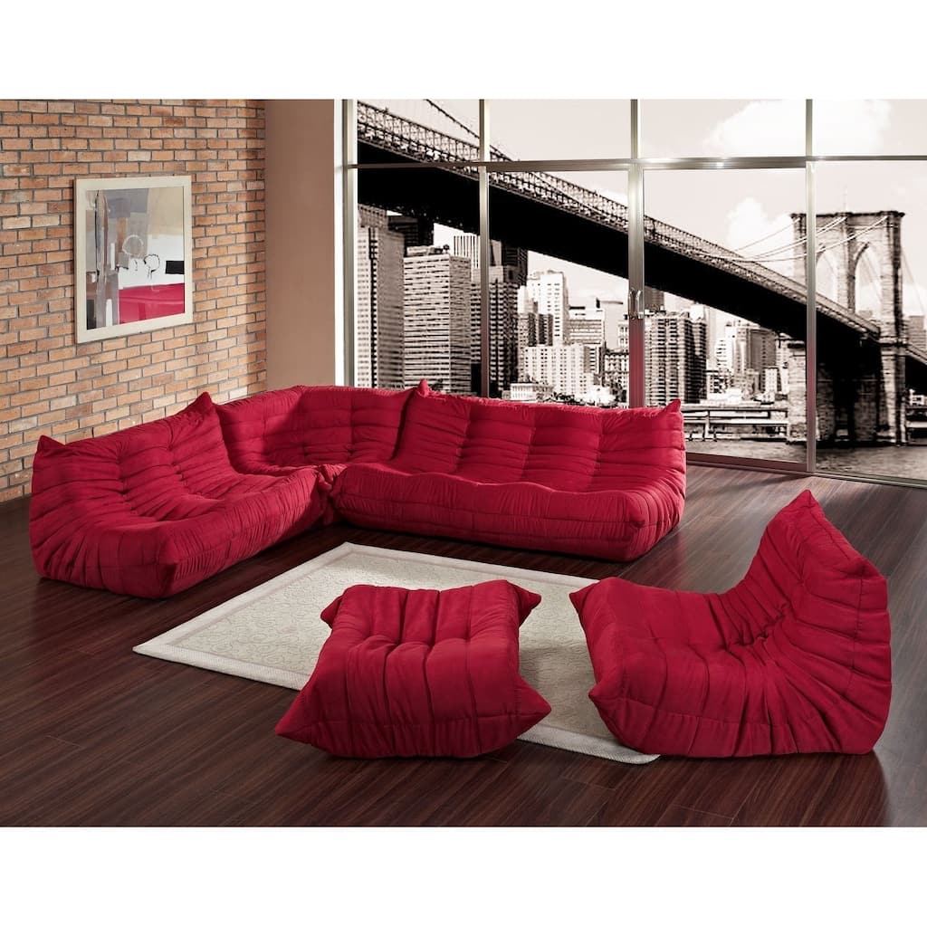 Waverunner Modular Sectional Sofa Set (5-piece) - Overstock - 8408917