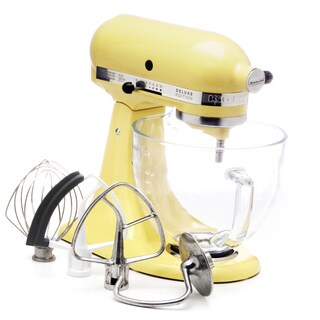 KitchenAid KSM154GBQMY Majestic Yellow 5-quart Artisan Tilt-Head Stand ...