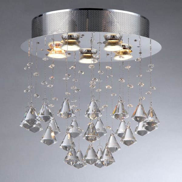 Cerda 5-light Crystal Chandelier - 6' x 12' x 17' - On Sale - Bed Bath ...