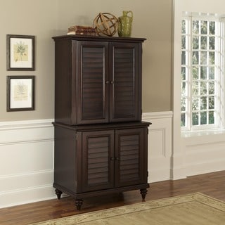 Gracewood Hollow Chetta Compact Computer Cabinet and Hutch - Bed Bath ...