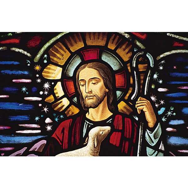 'Stained Glass of Jesus Christ, Cathedral, Christianity' Photography ...