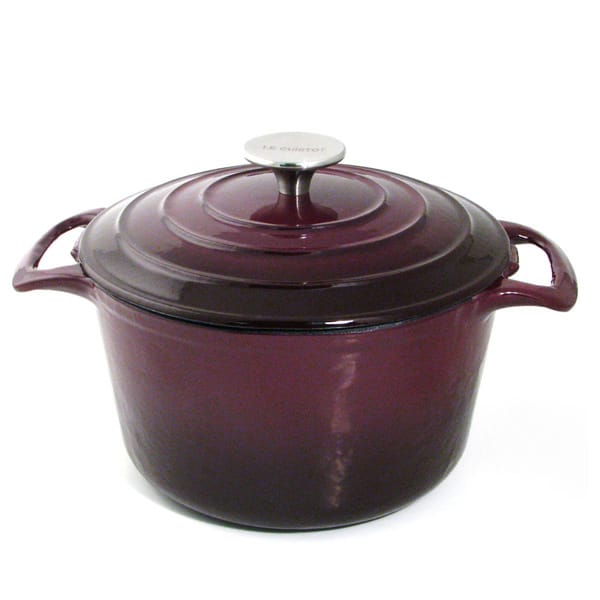 Le Cuistot Vieille France Enameled Cast-Iron Oval Dutch Oven - Bed Bath ...