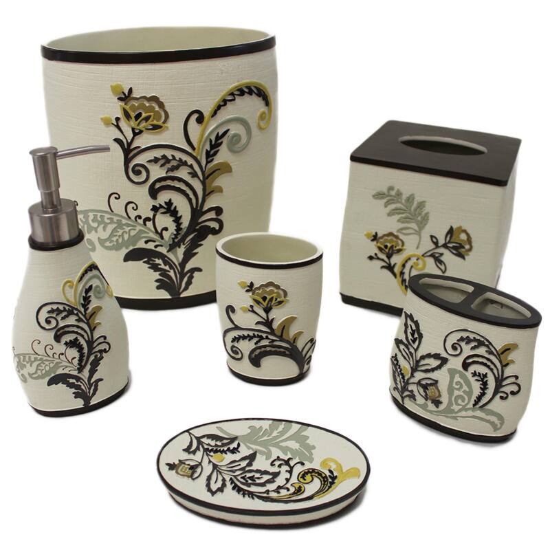 Sherry Kline Findlay Bath Accessory 6-piece Set - Overstock - 8473657