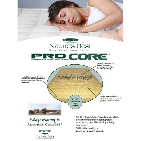 Natures Rest Delight Luxury Firm King-size Mattress and Foundation Set ...