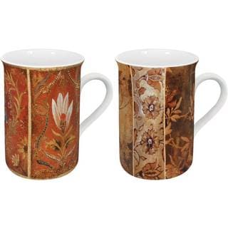 Konitz Tapestry Mugs (Set of 2) - Bed Bath & Beyond - 8534693