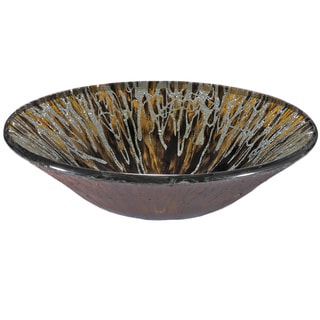Multi-color Splatter Glass Sink Bowl - Bed Bath & Beyond - 8551847
