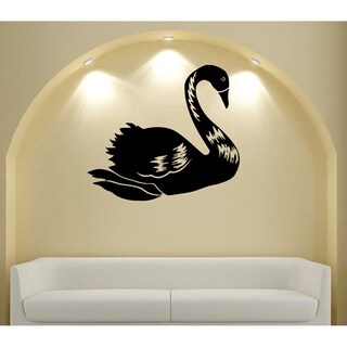Swan Vinyl Wall Decal - Bed Bath & Beyond - 8561340