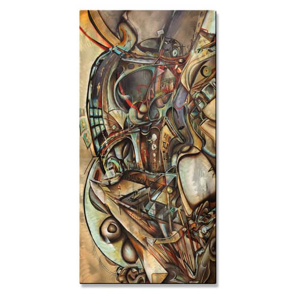 Brian Wall 'Caught Up In The City' Abstract Metal Wall Decor - Bed Bath ...