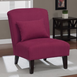 Anna Raspberry Accent Chair - Bed Bath & Beyond - 8570104