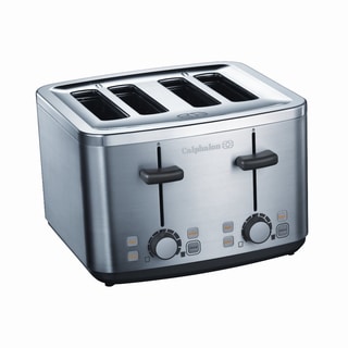 Calphalon Brushed Stainless Steel 4-Slice Toaster - Bed Bath & Beyond ...