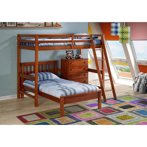 Donco Kids Modular Study Loft with Twin Contempo Bed and 5-drawer Chest - Bed Bath & Beyond ...