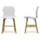 Voxx White Modern Dining Chairs (Set of 2) - Bed Bath & Beyond - 8578319