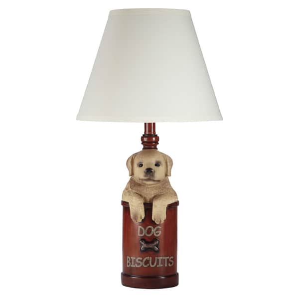 Golden Lab Puppy Table Lamp - Bed Bath & Beyond - 8582913