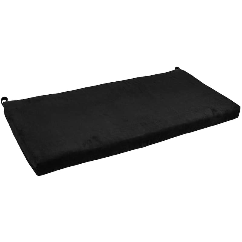 Blazing Needles 42-inch Indoor Microsuede Bench Cushion - Overstock ...