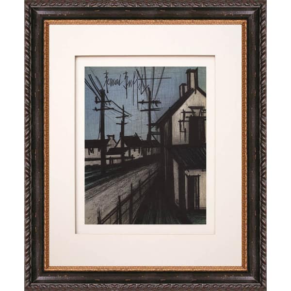 Bernard Buffet 'The Village Road' Original Lithograph - Bed Bath ...
